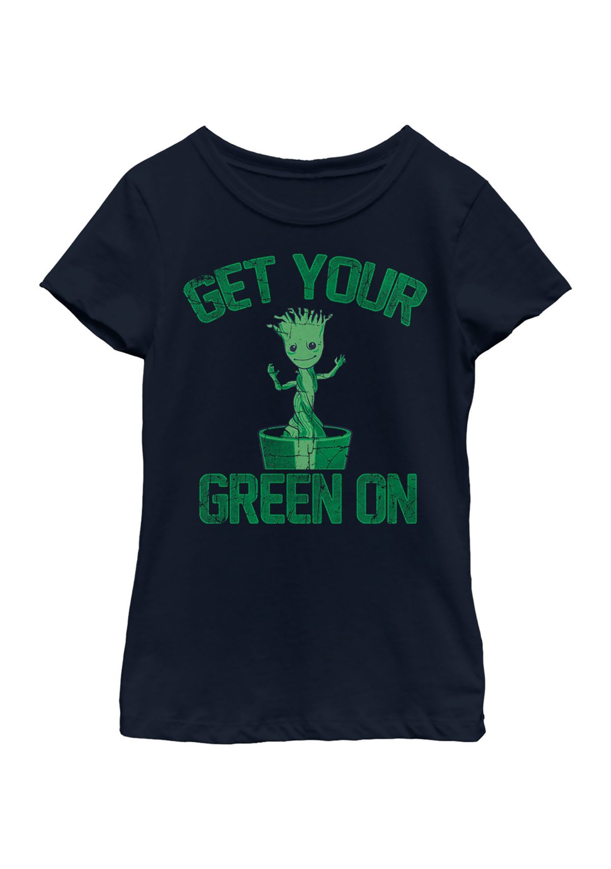 Marvel Girls 46x Marvel Groot Green Graphic Top | Belk