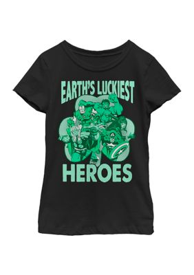 Marvel Girls 46x Marvel Luck of the Hero Graphic Top | belk