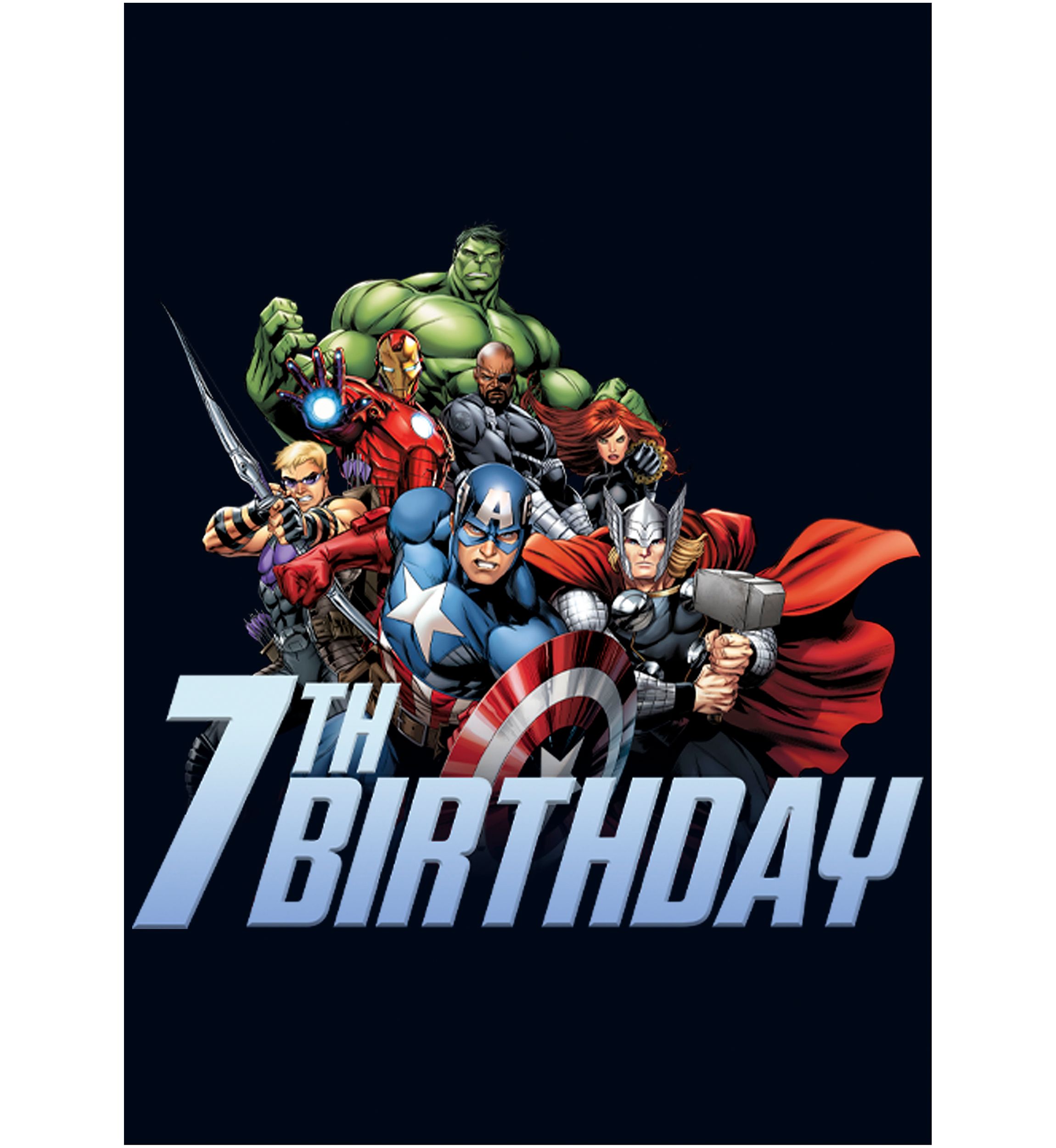 Marvel Girls 46x Marvel Avengers 7th Birthday Graphic Top | Belk