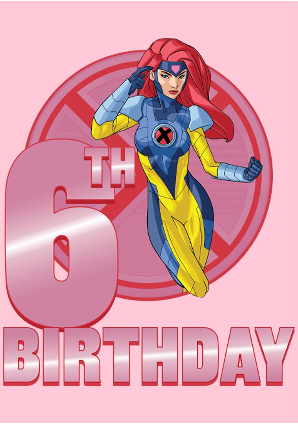 Marvel Girls 46x Marvel 6th Grey Birthday Graphic Top | Belk