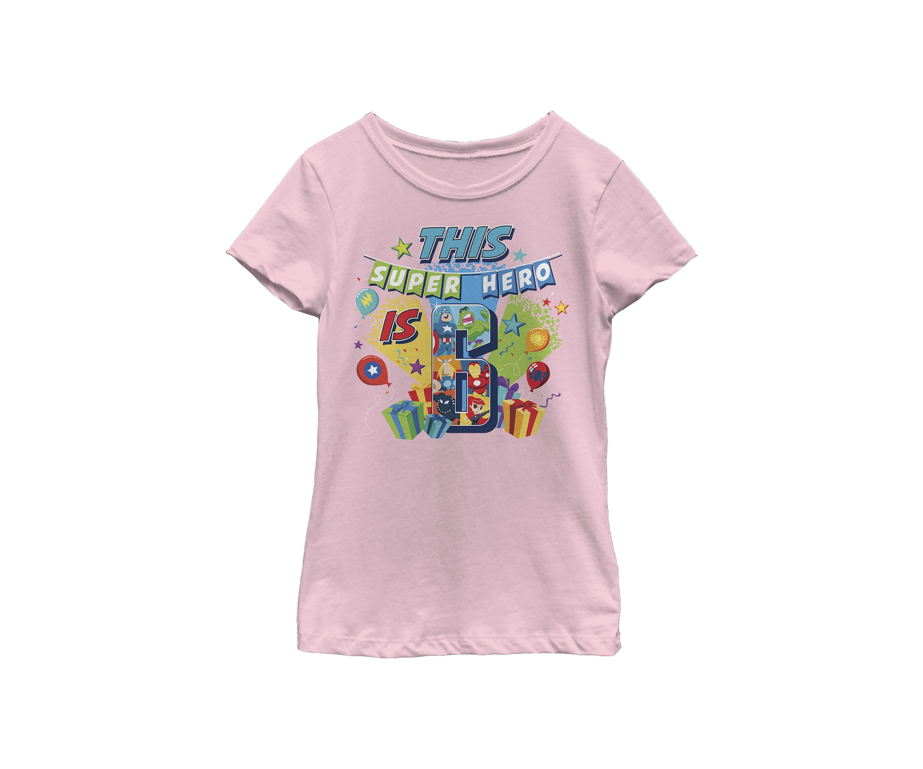 Marvel Girls 46x Marvel Seasonal 6 Super Hero Yay Graphic Top | Belk