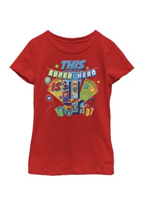 Marvel Girls 46x Marvel Seasonal 4 Super Hero Yay Graphic Top | Belk