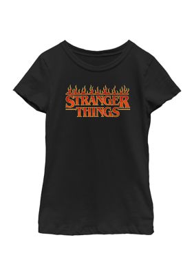 Stranger Things Fire Logo Graphic T-Shirt | Belk