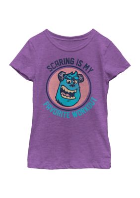 Monsters Inc. MU Girls 7-16 MU Scare Workout Graphic T-Shirt | Belk