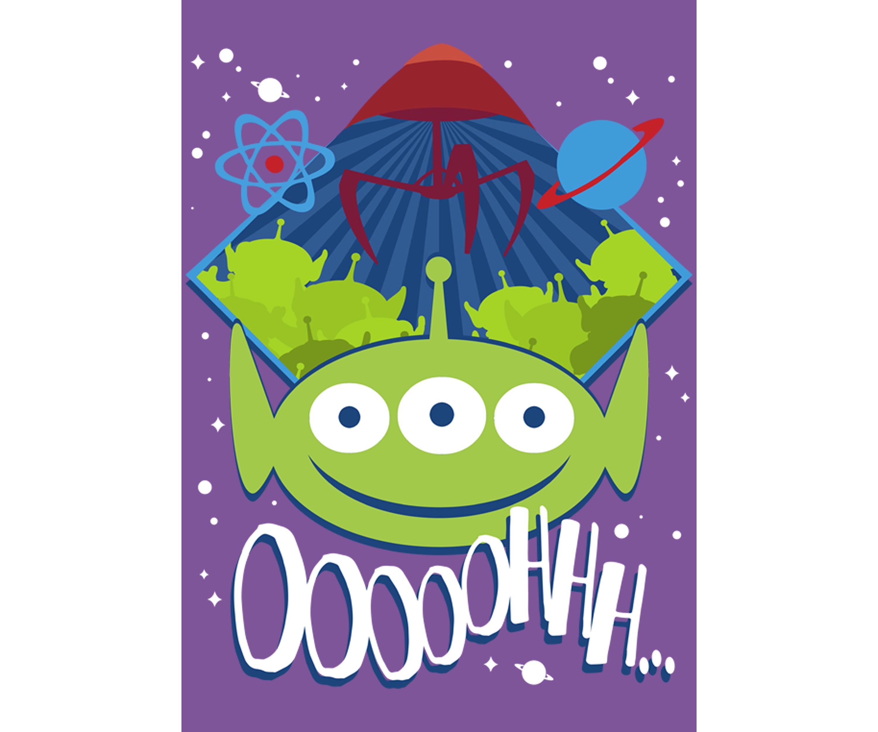 Toy Story Girls 4-6x Alien Oooh Graphic Top | Belk