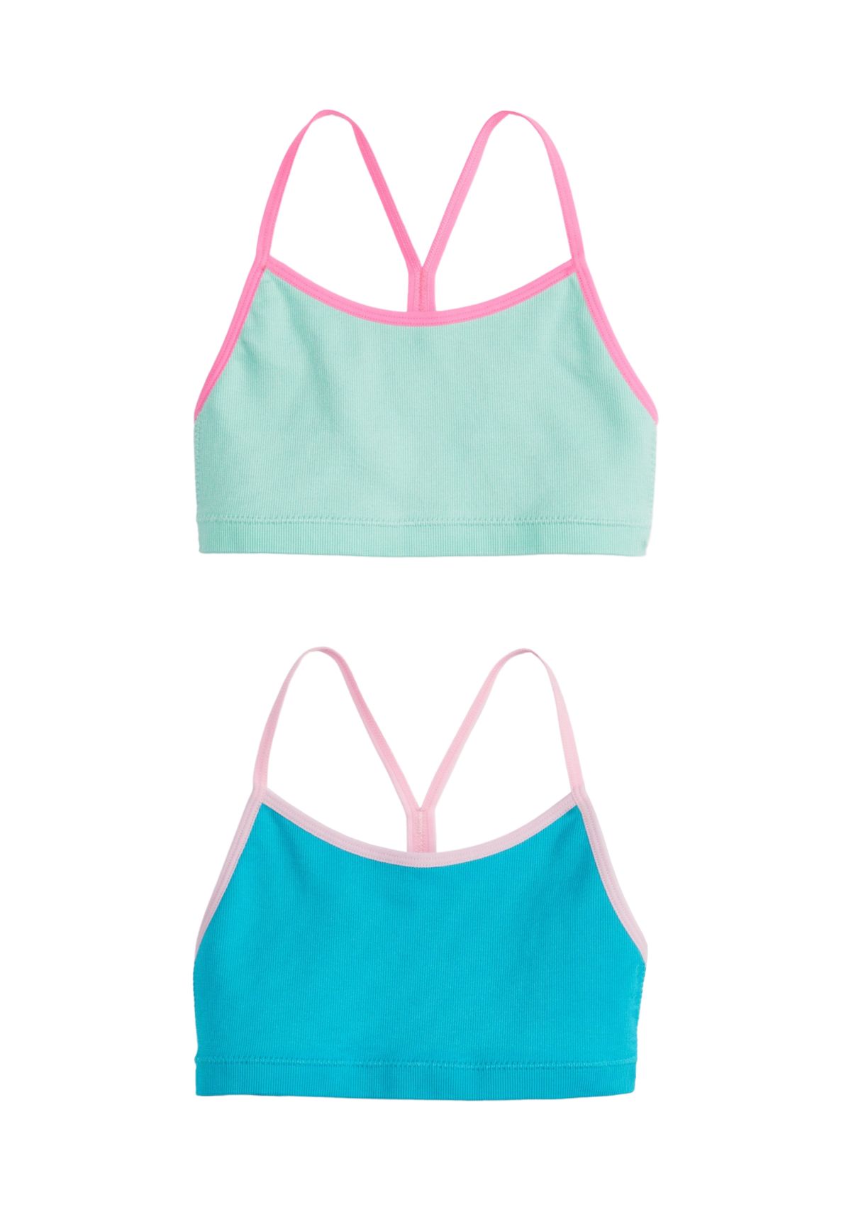 ZELOS Girls 7-16 2 Pack of Ribbed Training Bras | Belk