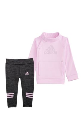 adidas Girls 2-6x Long Sleeve Cozy Fleece Set | belk