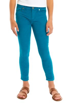 Crown & Ivy™ Girls 7-16 Corduroy 5 Pocket Full Length Pants | belk