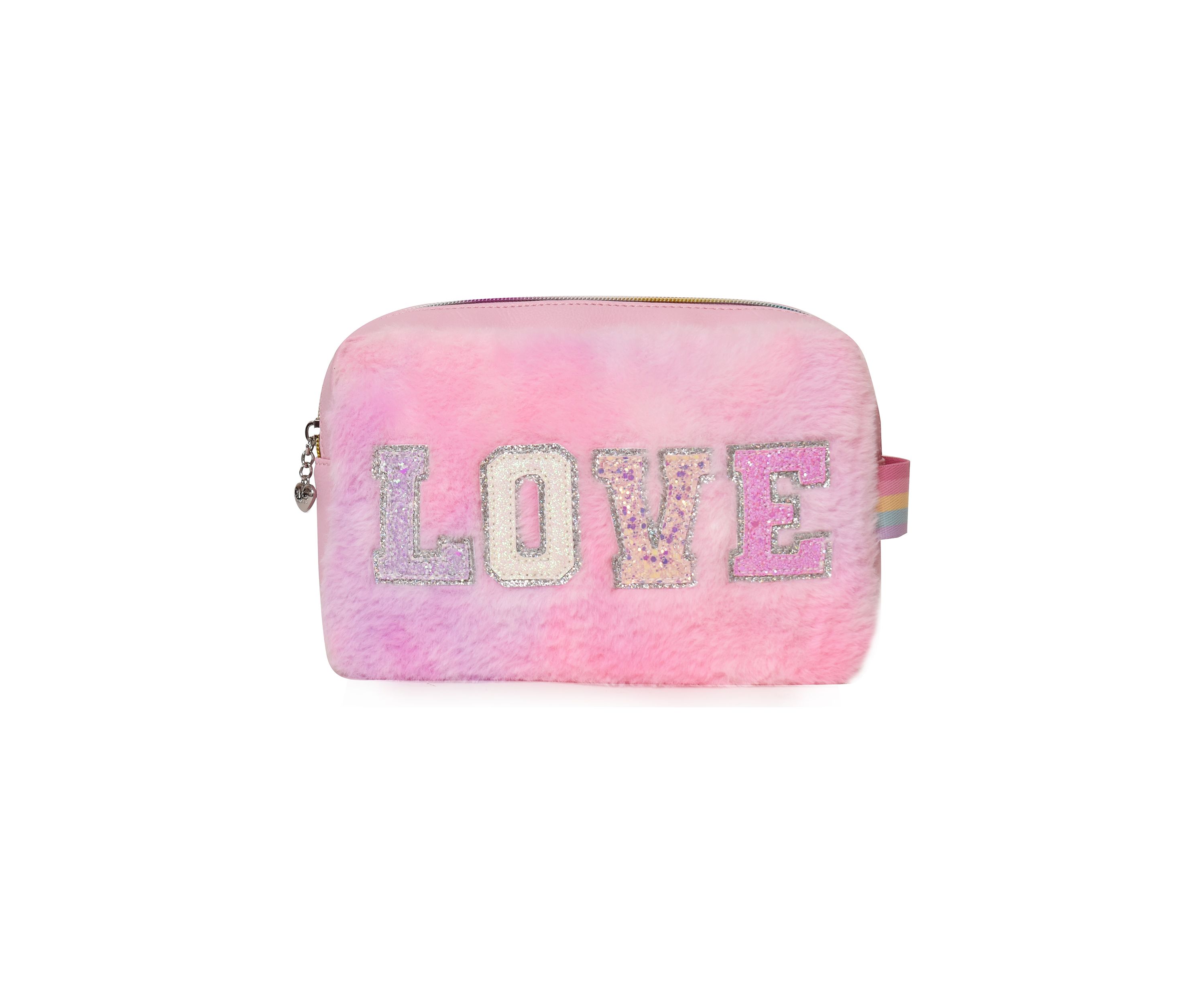 OMG Accessories Girls Love Faux Fur Pouch | Belk