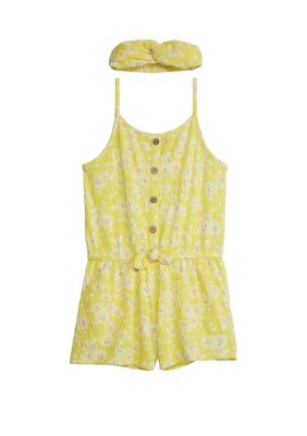Derek Heart Girl Girls 7-16 Knit Utility Romper | belk