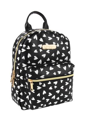 Jessica Simpson Mini Hearts Printed Backpack | belk