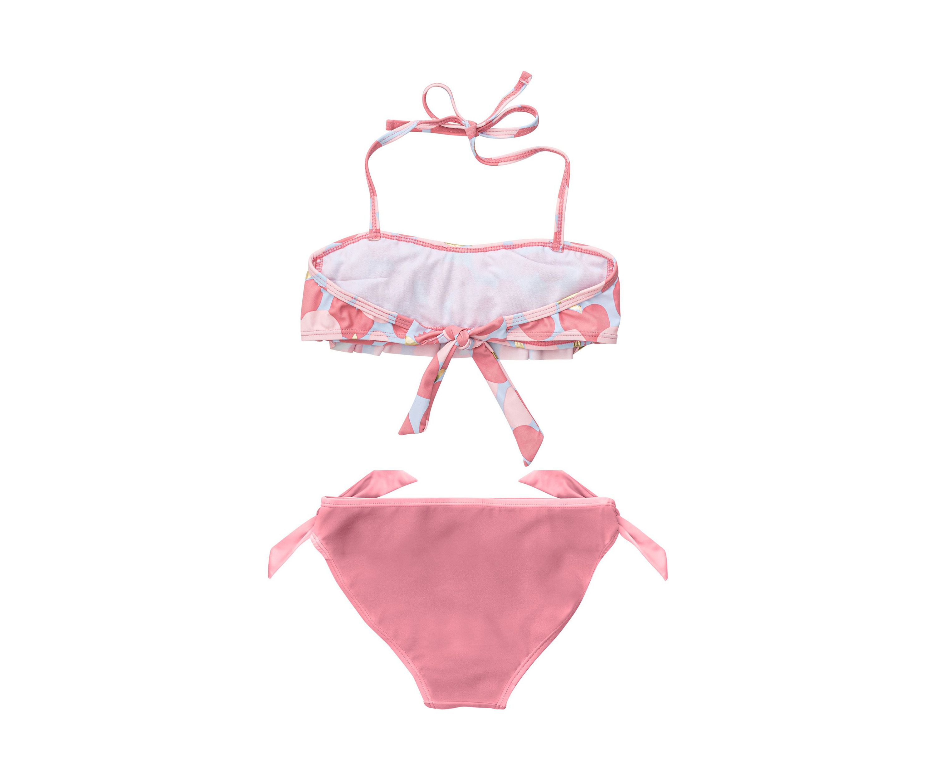 Snapper Rock Girls 7 16 Apple Love Bandeau Bikini Belk