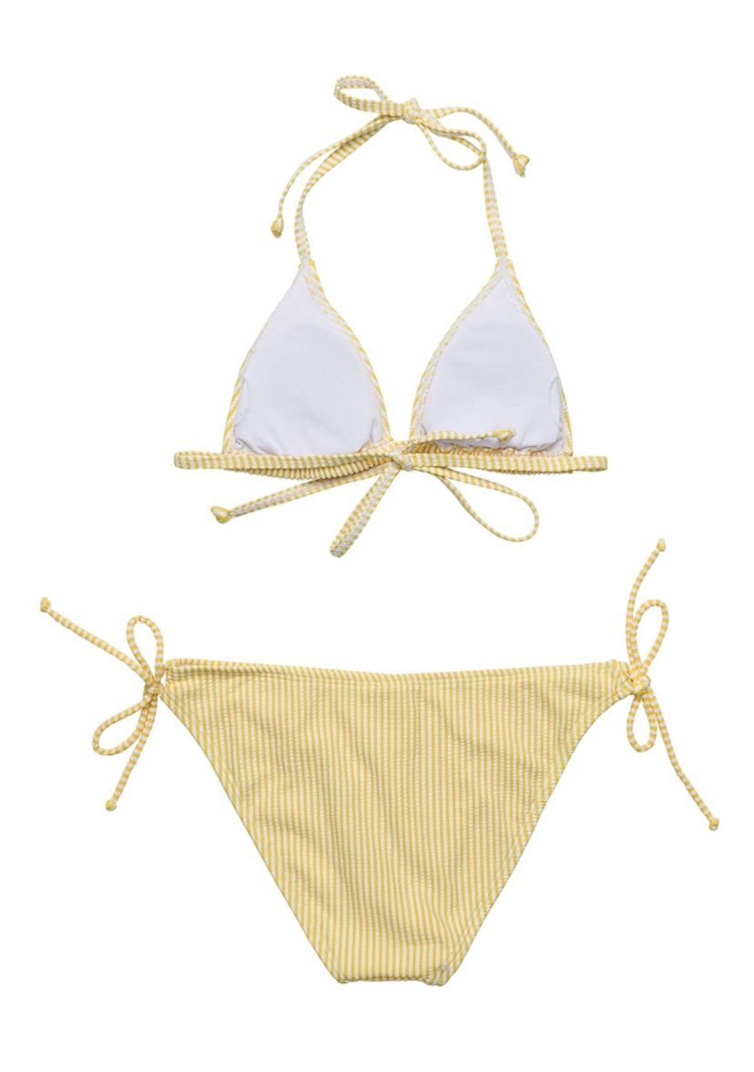 Snapper Rock Marigold Stripe Triangle Bikini | Belk