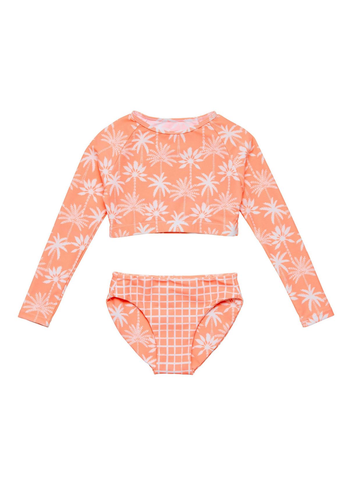 Snapper Rock Snapper Rock Cali Palms Recycled Crop LS Rash Set | Belk