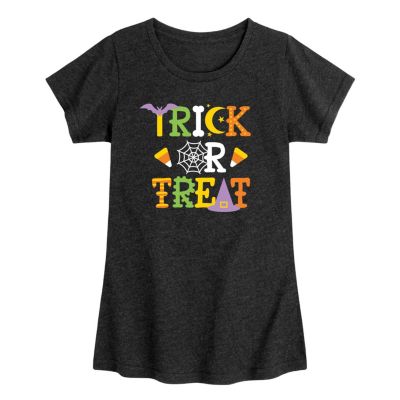 Instant Message Girls 4-6X Trick Or Treat Symbols Graphic T-Shirt | belk