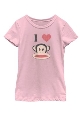 Paul Frank Heart Monkey Logo Graphic T-Shirt | belk