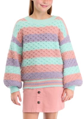 Hayden Girls 7-16 Color Block Brights Sweater | belk