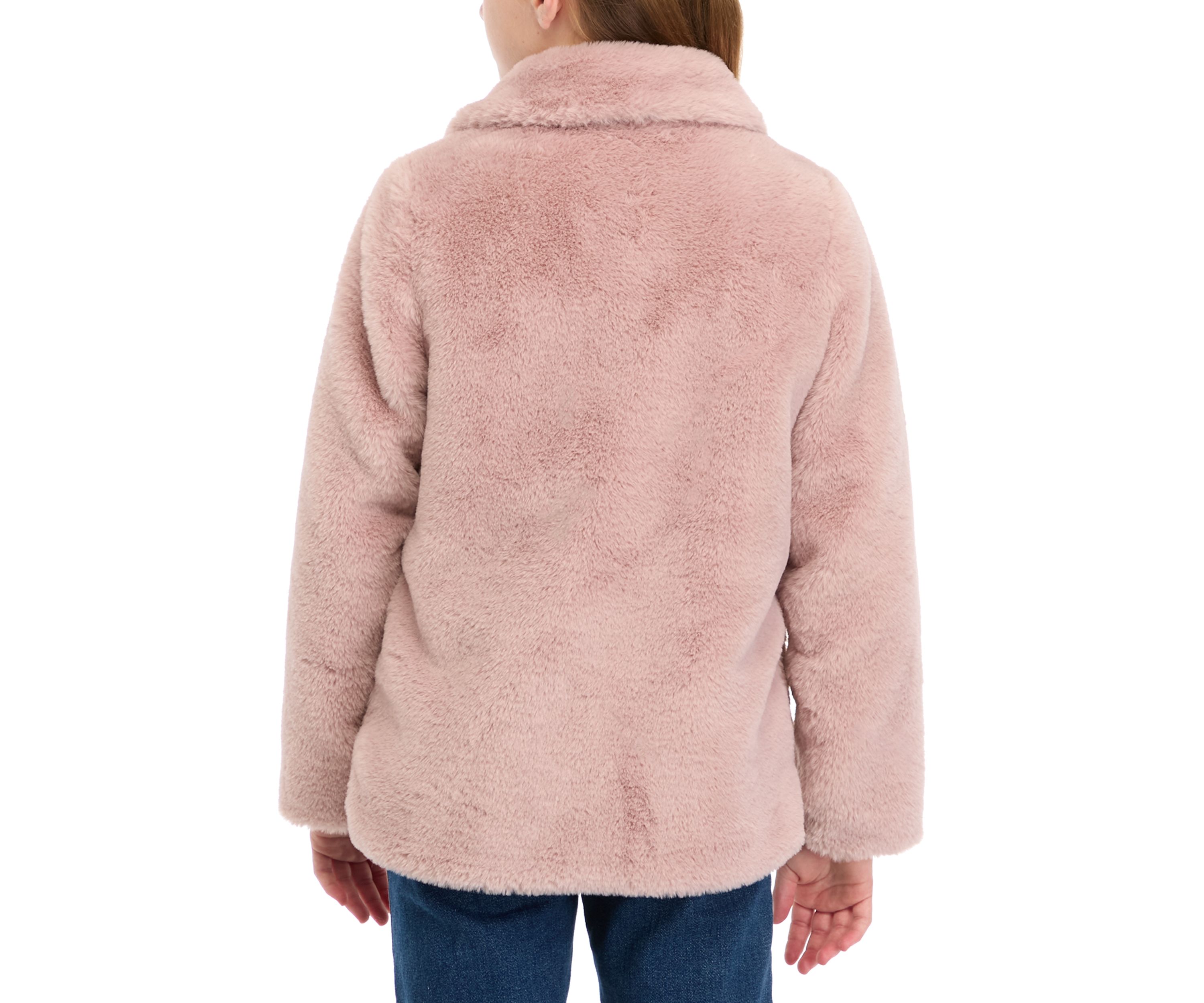 Vine & Valley Girls 7-16 Cozy Faux Fur Coat | Belk