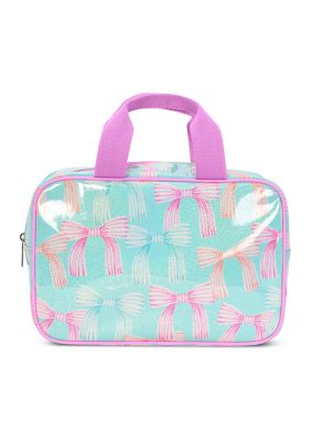iscream Beautiful Bows Large Cosmetic Case | belk