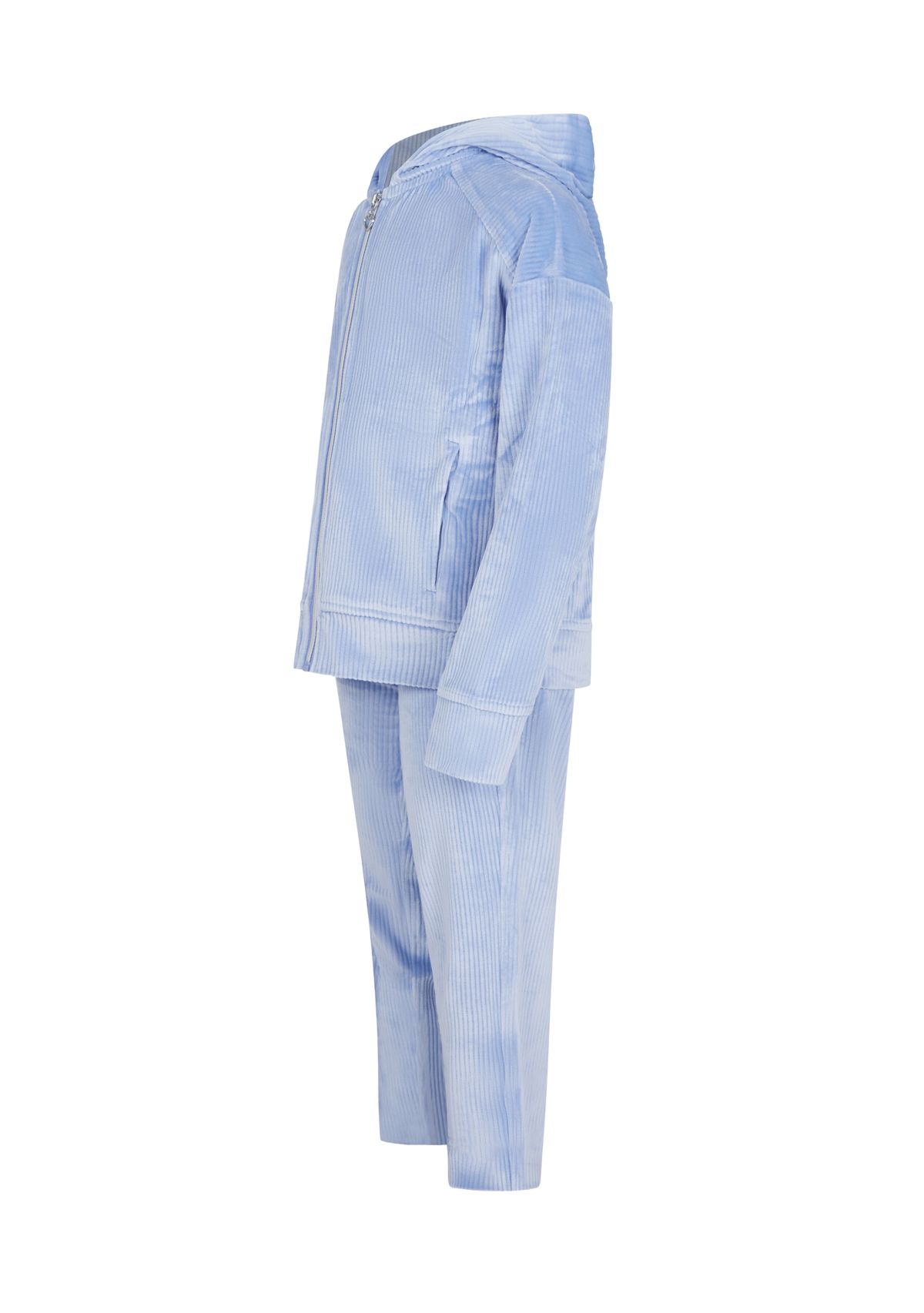 Yogalicious Girls 4-6x Ribbed Velour Zip Jacket and Jogger Set | Belk