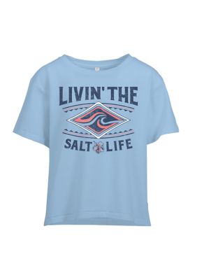 Salt Life Girls 7-16 Ride the Tide Cropped Graphic T-Shirt | belk