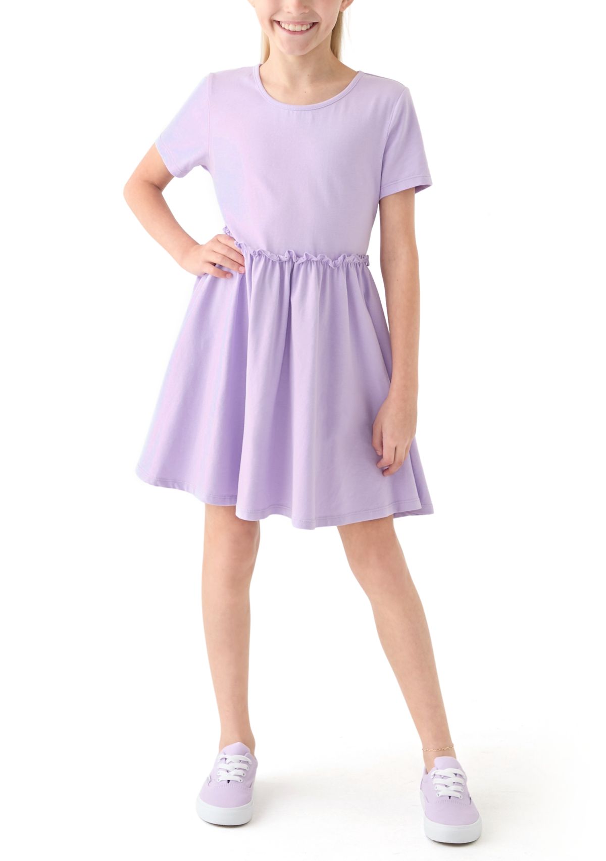 Diva Girl Girls 7-16 Solid Dress | Belk