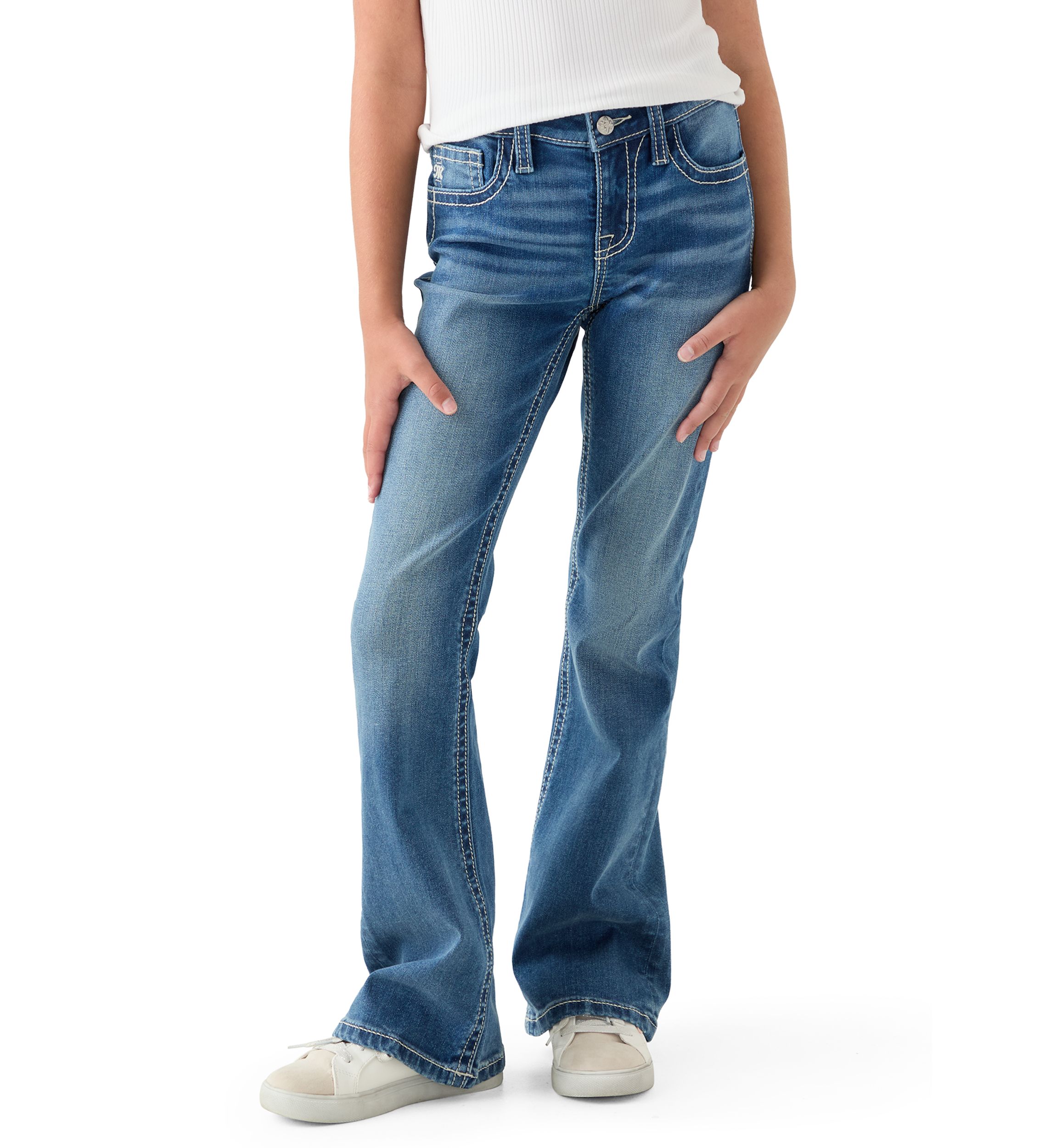 Miss Me Girls 7-16 Fleur Pocket Jeans | Belk