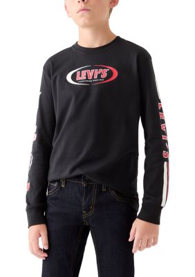 Levi's® Boys 8-20 Racing Stripe Long Sleeve T-Shirt | Belk