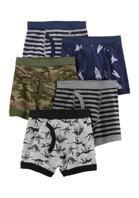 Carter's® Boys 2-8 Dino Printed Boxer Briefs - Pack of 5 | belk