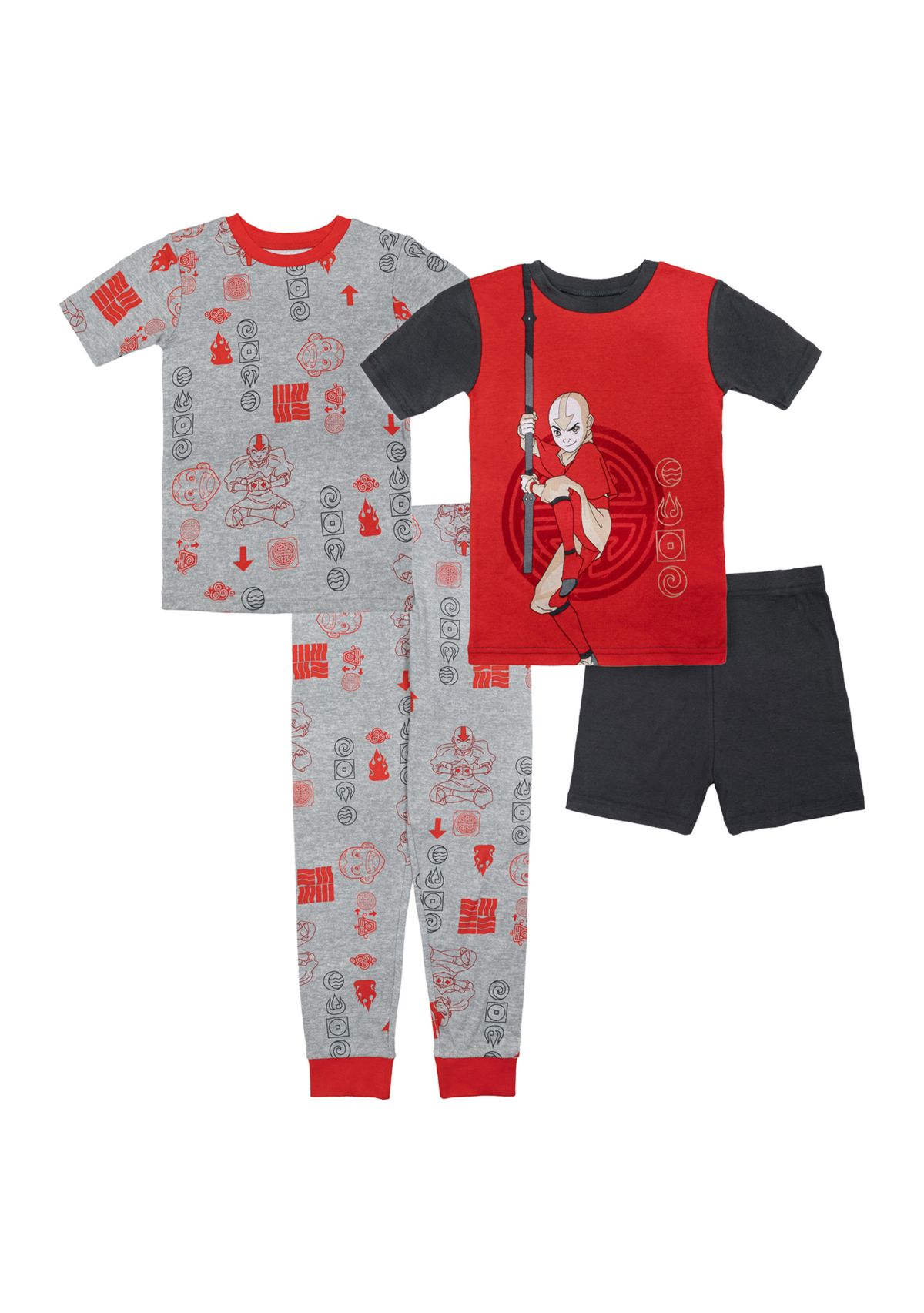 AME Boys 4-7 Avatar the Last Airbender Printed Pajama Set | Belk