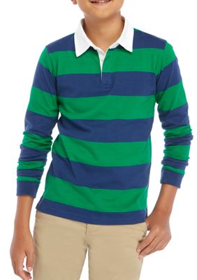 Crown & Ivy™ Boys 8-20 Long Sleeve Rugby Shirt | belk