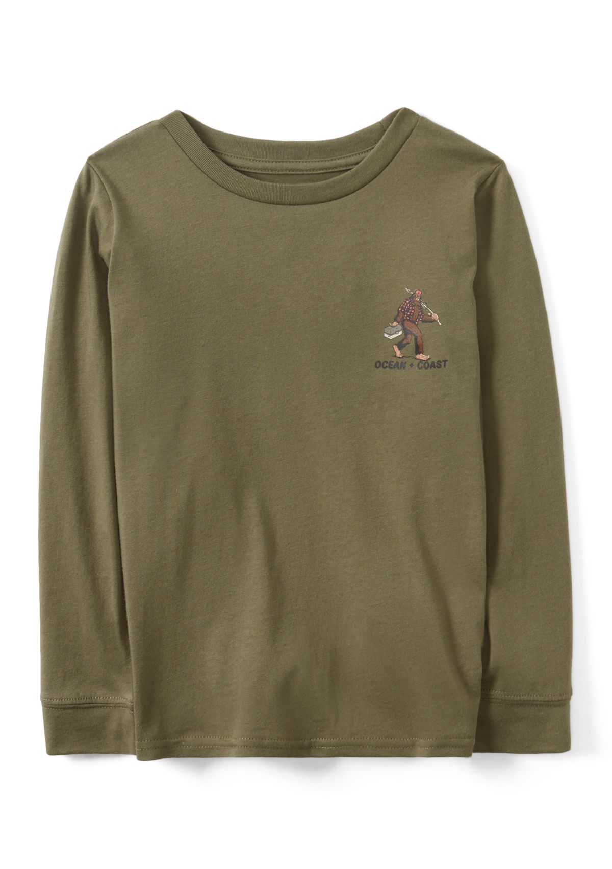 Ocean + Coast® Boys 4-7 Big Foot Long Sleeve T-Shirt | Belk