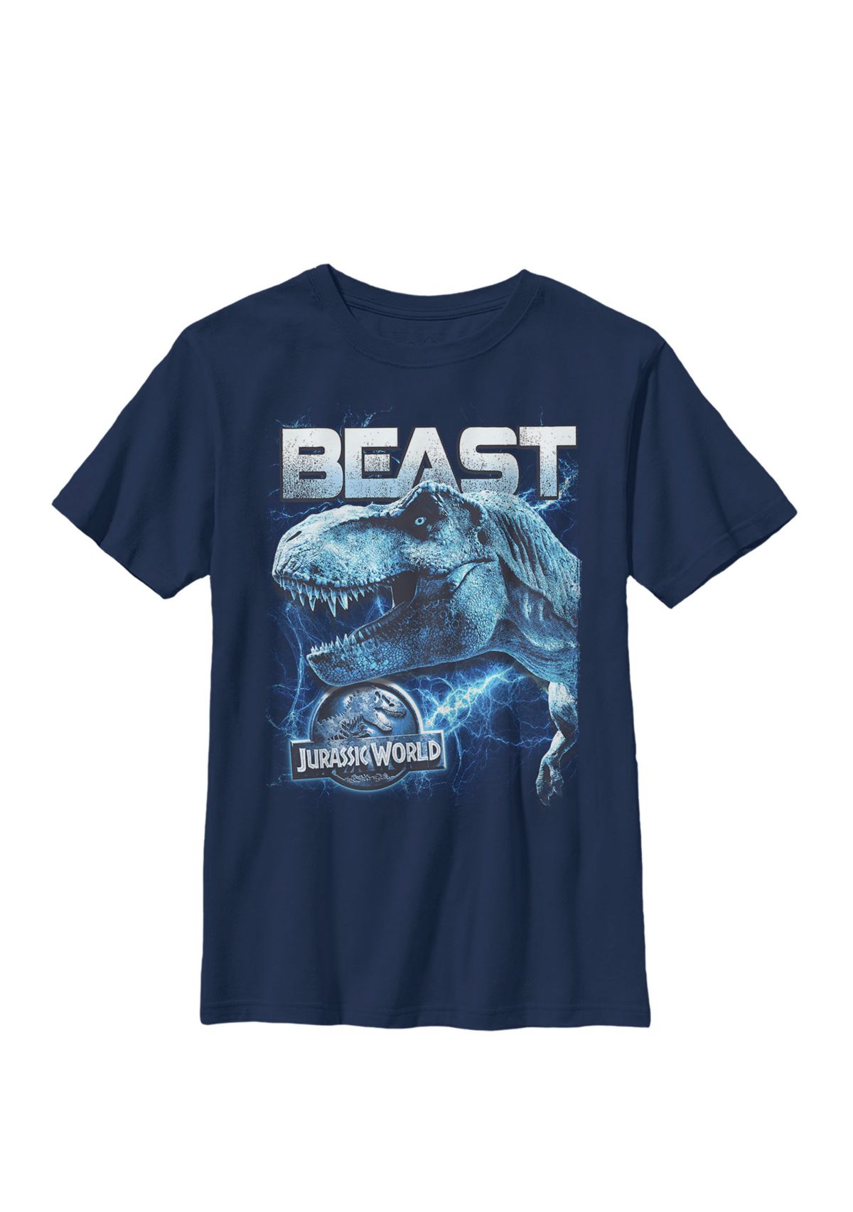 Jurassic World Blue T Rex Beast Storm Crew Graphic T-Shirt | Belk