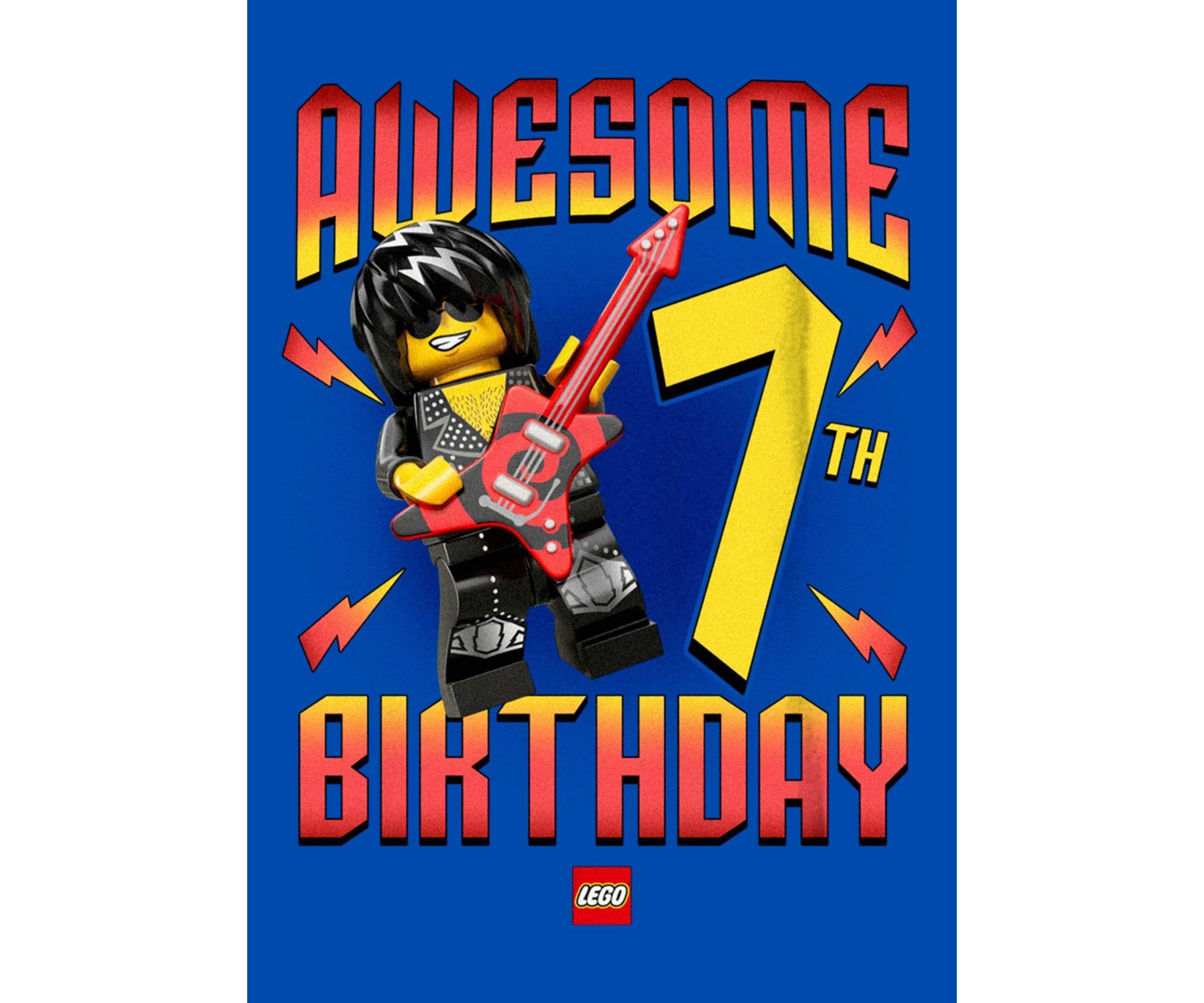 Lego Iconic Awesome Lego Birthday 7 Graphic T-Shirt | Belk