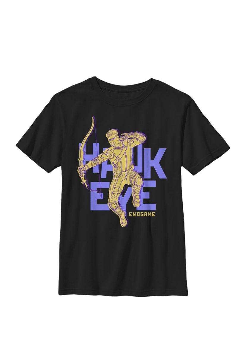 A Bugs Life Boys 8-20 Avengers Endgame Hawkeye Bold Name Logo Graphic T ...