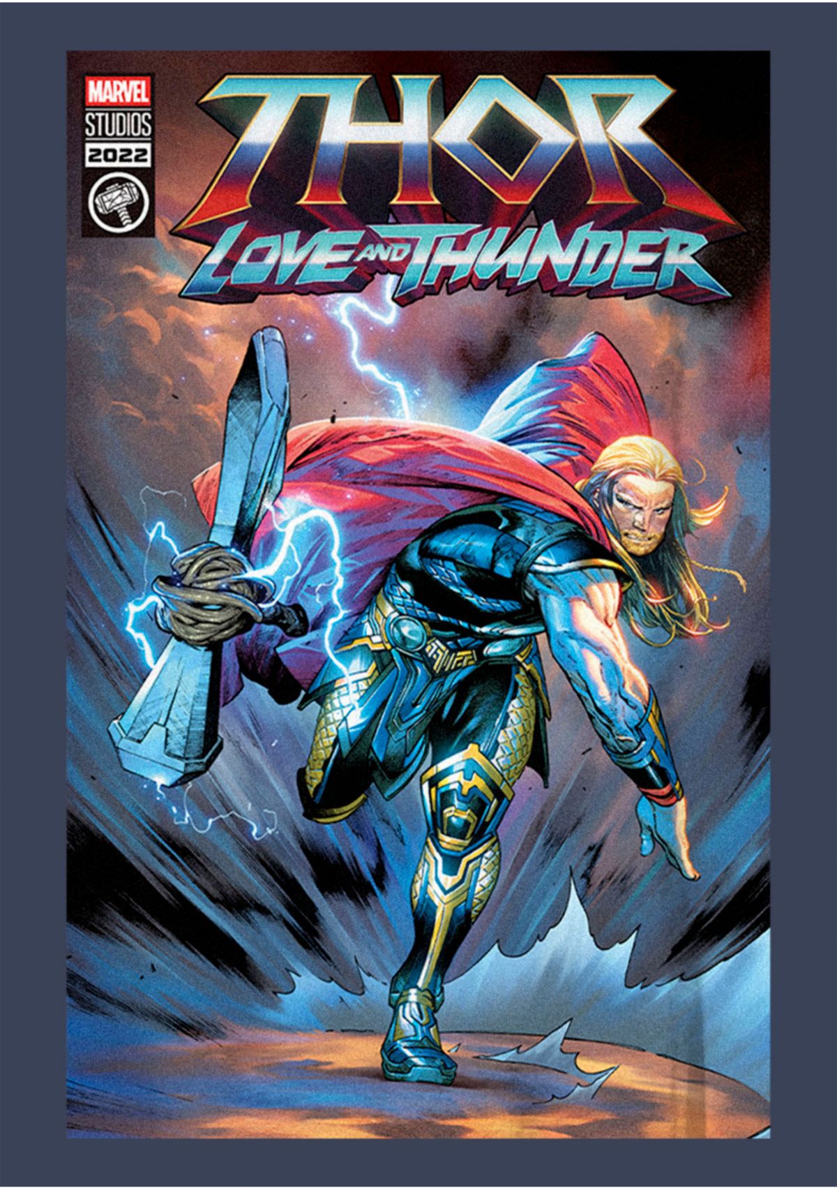 Thor Hammer Throw Comic Cover Graphic T-Shirt | Belk