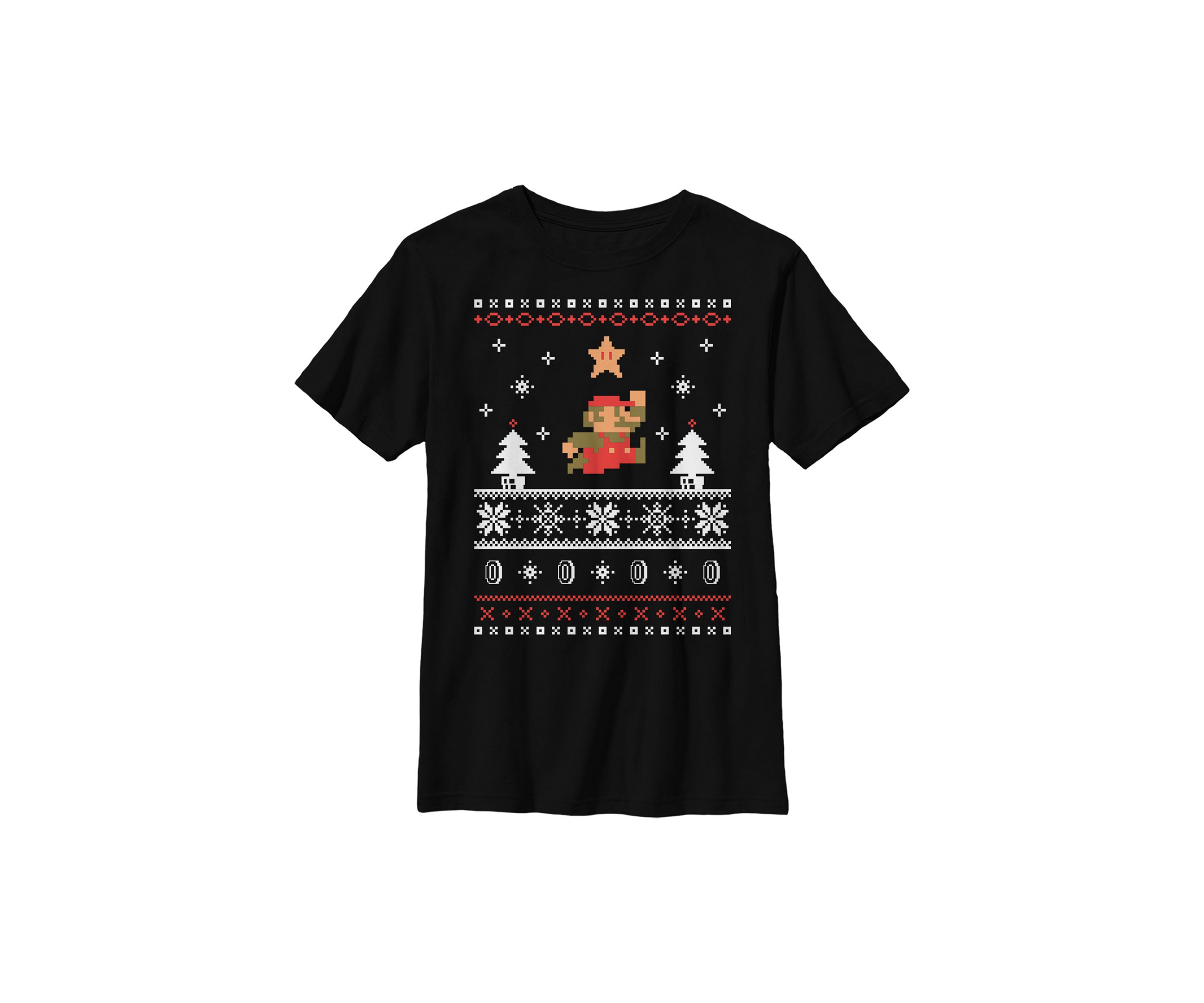 Nintendo Boys 4-7 Mario Star Comp Top | Belk