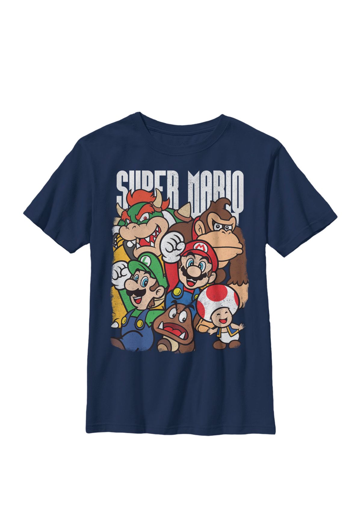 Nintendo Super Mario Character Compilation Crew Graphic T-Shirt | Belk