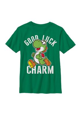 Nintendo Boys 4-7 YOSHI GOOD LUCK CHARM Graphic T-Shirt | belk