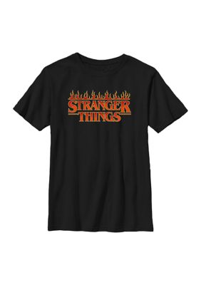 Stranger Things Fire Logo Graphic T-Shirt | belk