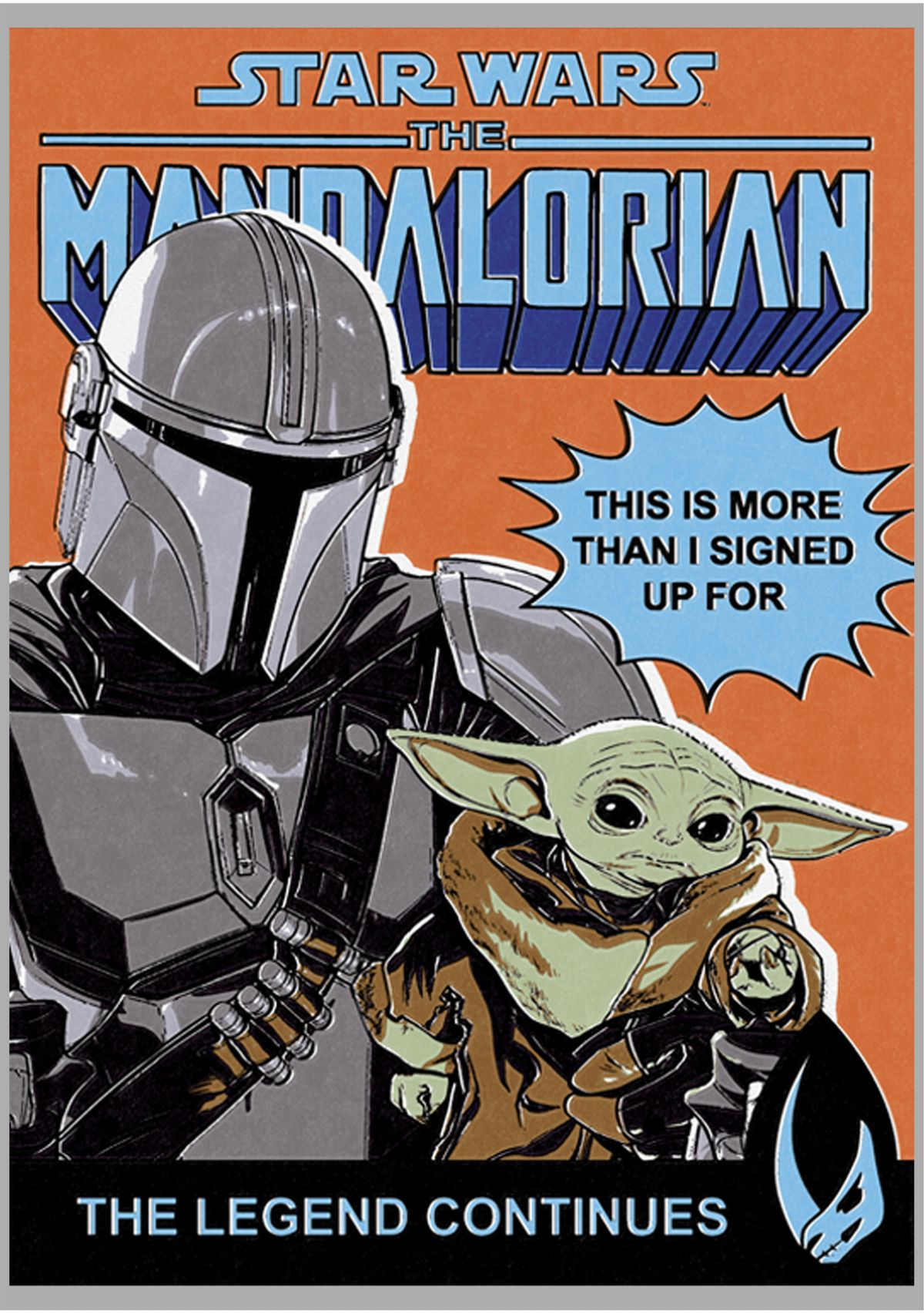 Star Wars: The Mandalorian Boys 4-7 Signed Up For Poster Graphic Top | Belk