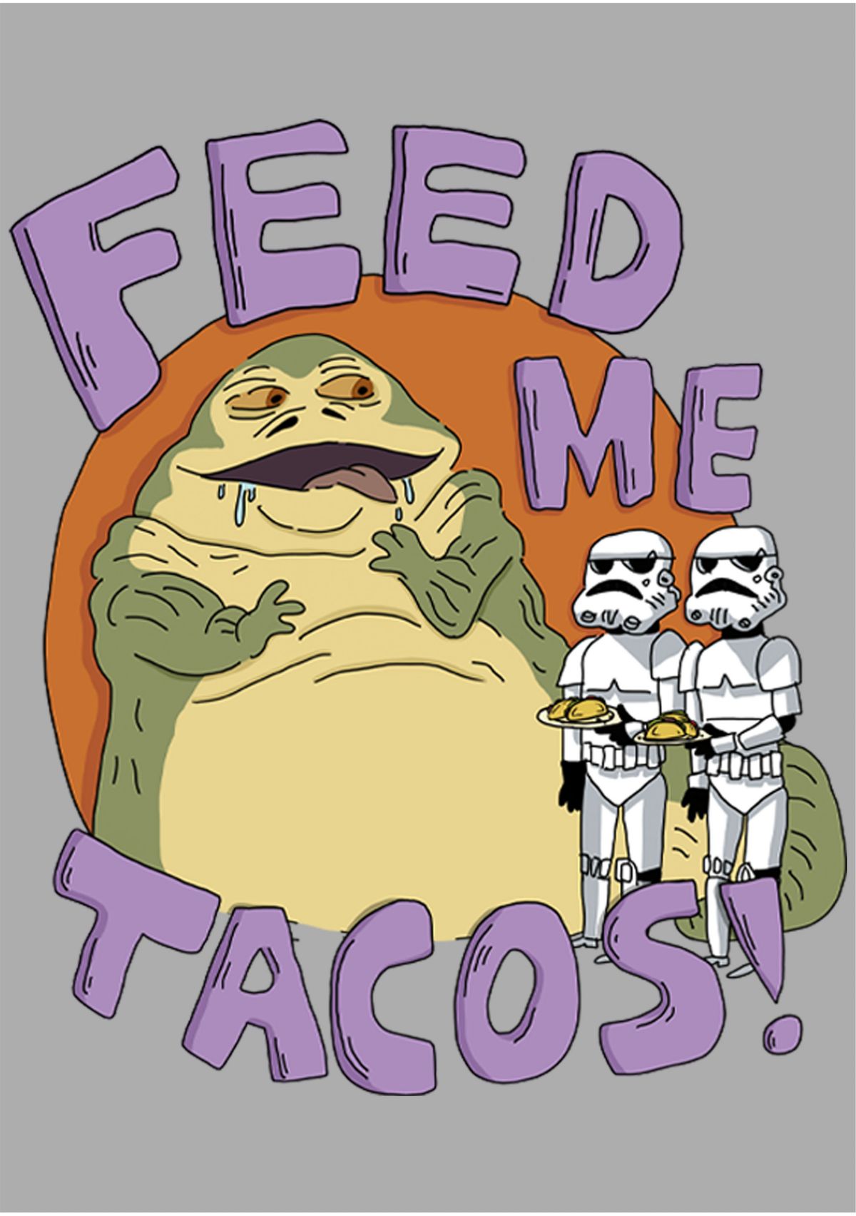 Star Wars Boys 4-7 Jabba Tacos Graphic Top | Belk