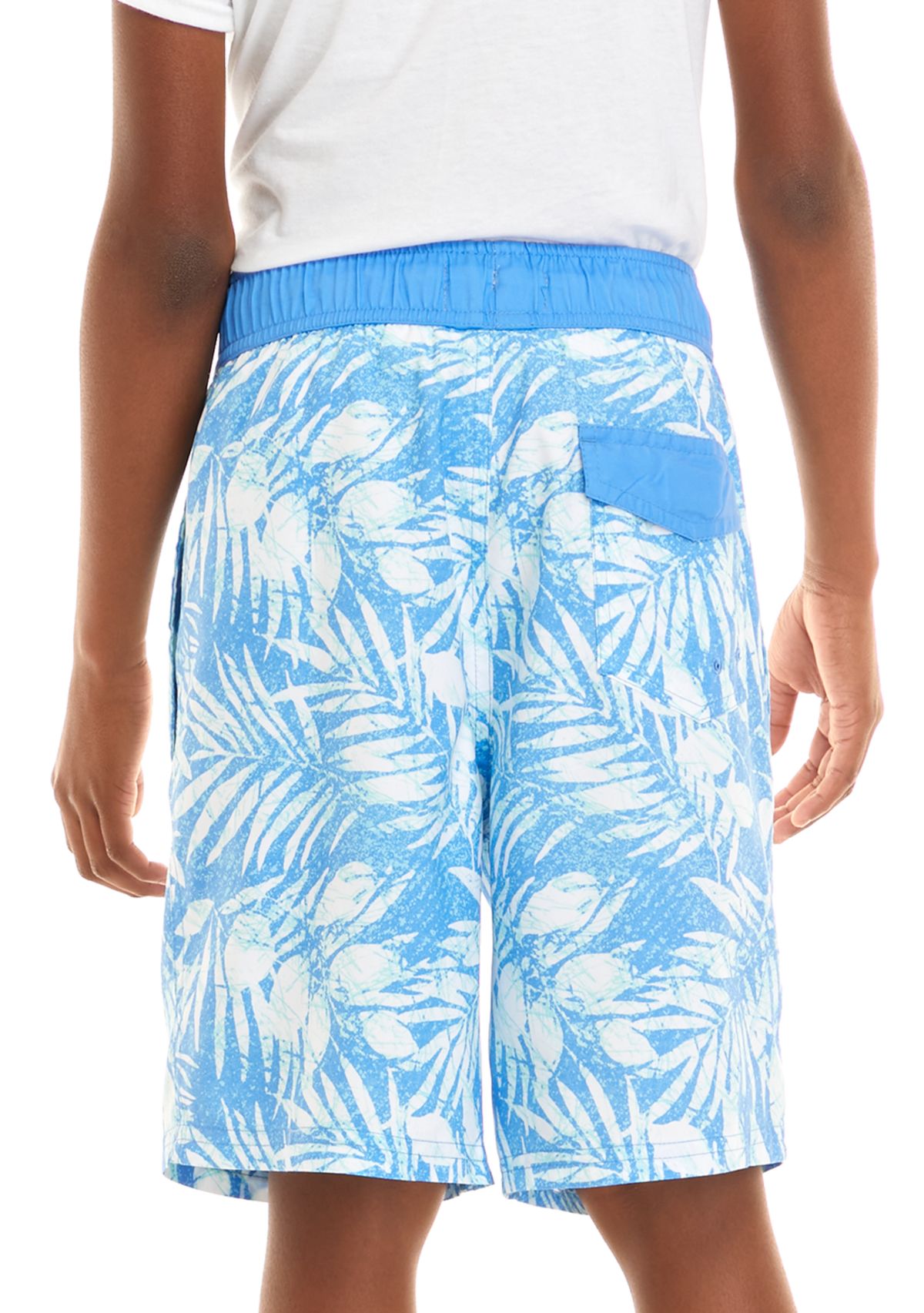 Ocean + Coast® Boys 8-20 Printed Swim Trunks | Belk