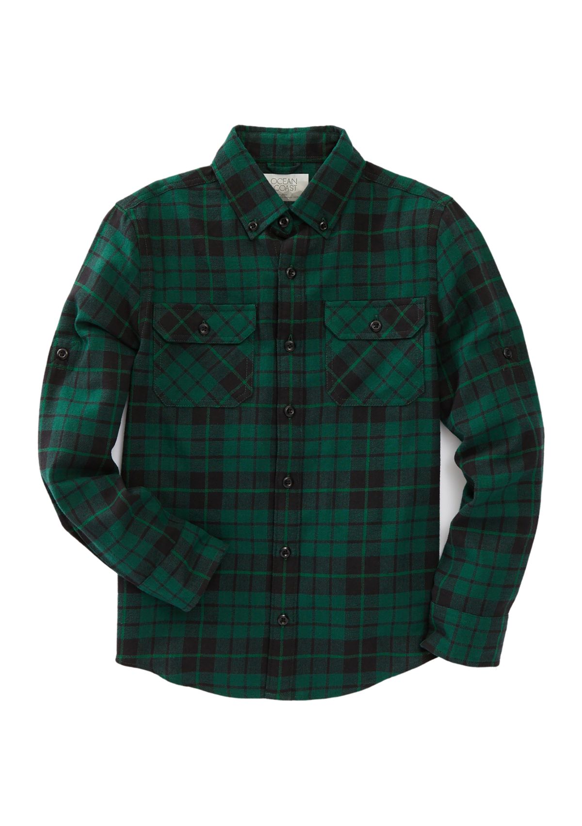Ocean + Coast® Boy 8-20 Long Sleeve Flannel Shirt | Belk
