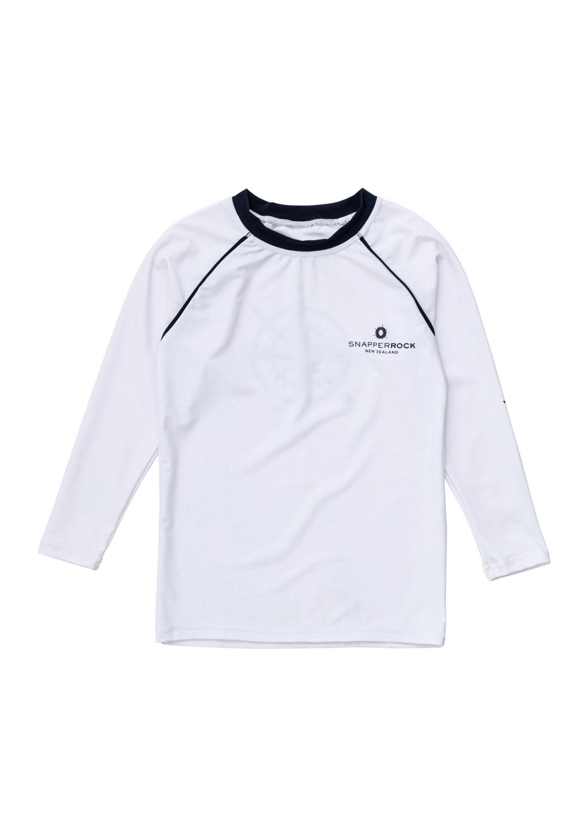 Snapper Rock Boys 4-6 Compass White Long Sleeve Rash Top | Belk