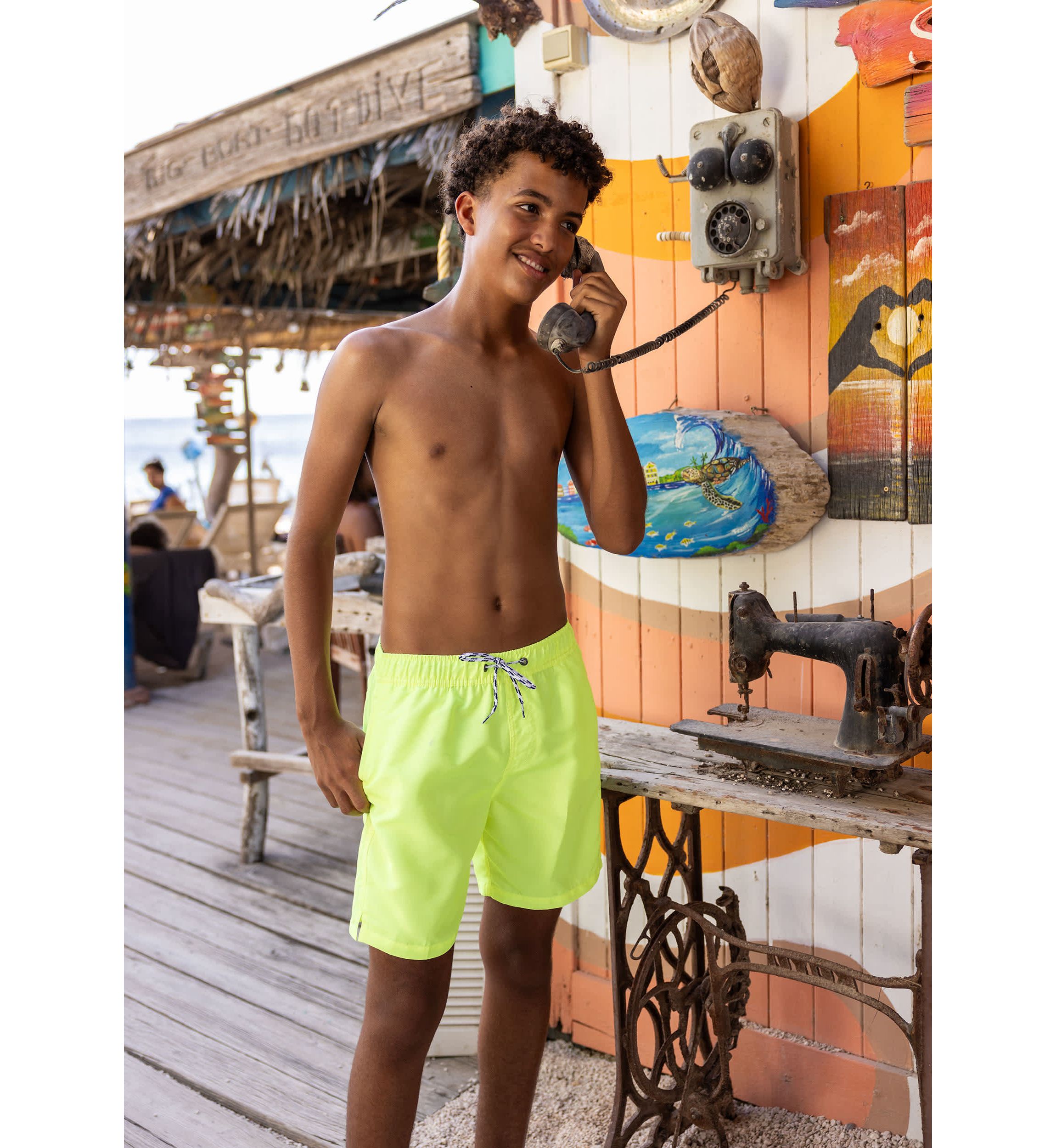 Snapper Rock Citron Comfort Lined Swim Short | Belk