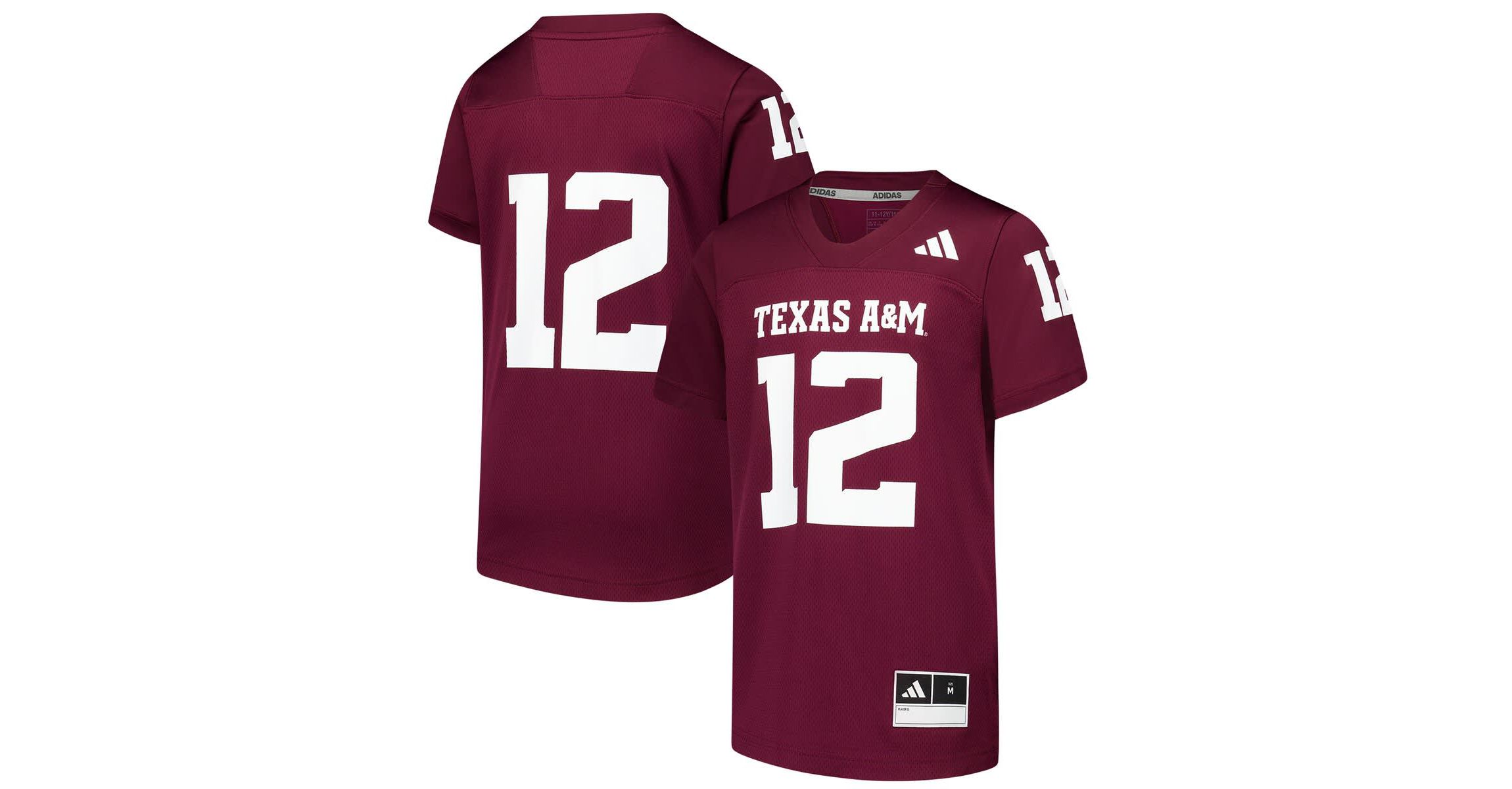 adidas NCAA #1 Texas A&M Aggies Replica Jersey | Belk