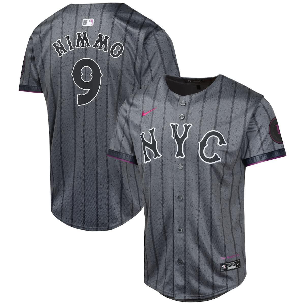 Nike® MLB Nike Brandon Nimmo New York Mets 2024 City Connect Limited ...