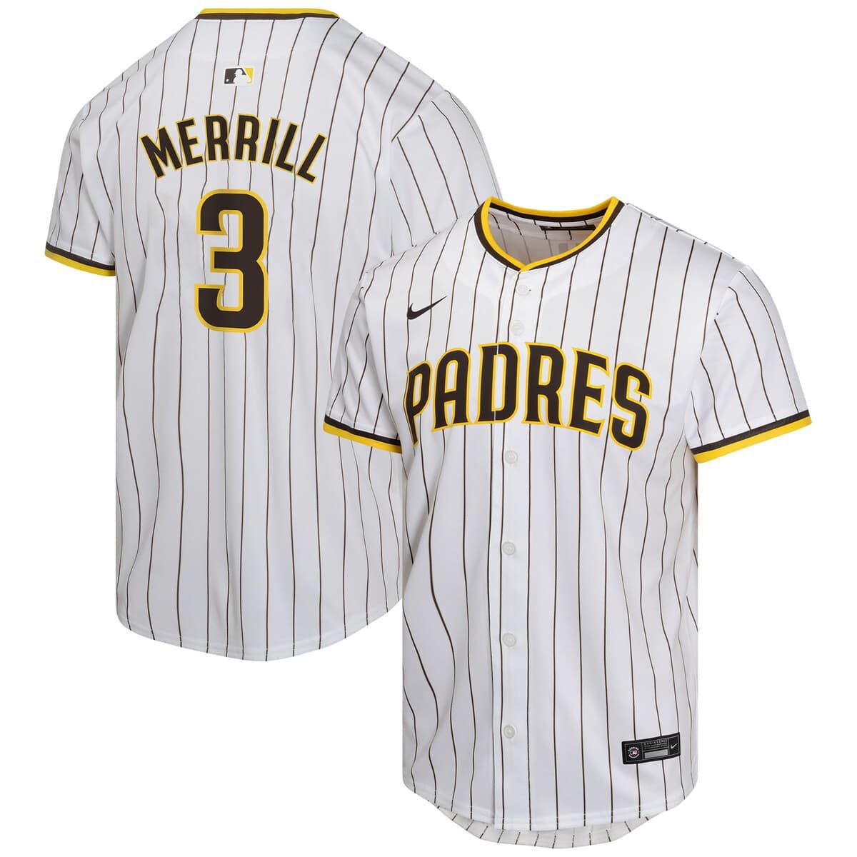 Nike® MLB Nike Jackson Merrill San Diego Padres Home Player Game Jersey ...
