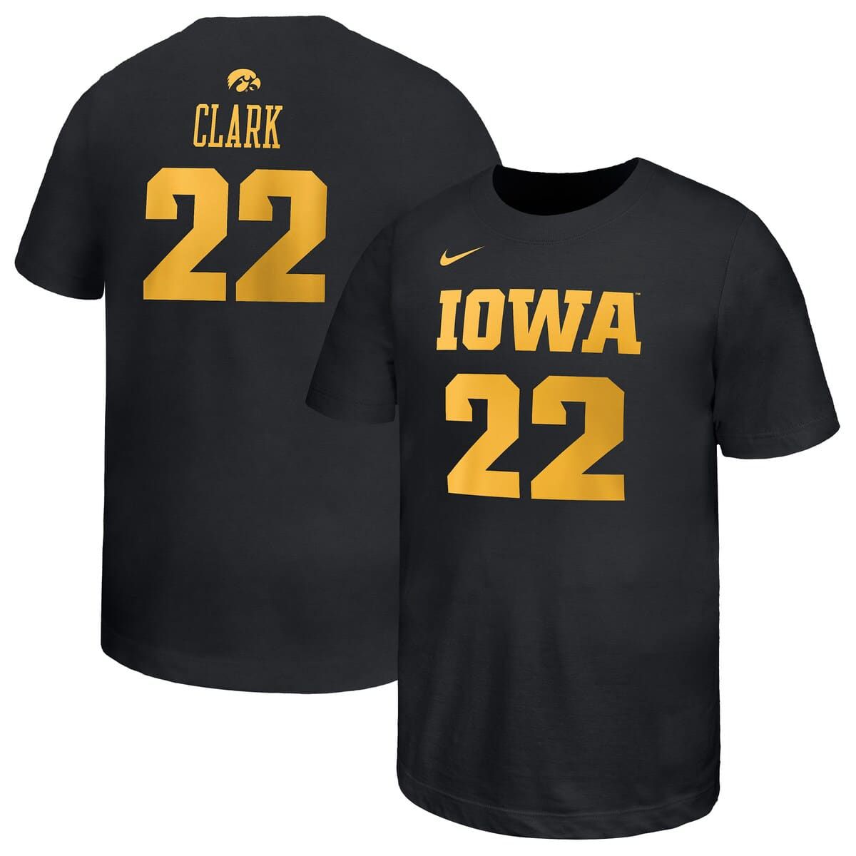 Nike® NCAA Nike Caitlin Clark Iowa Hawkeyes Retired Player Name ...